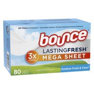 Bounce Fresh Linen Scented Fabric Softener Dryer Sheets, 120 Count ...