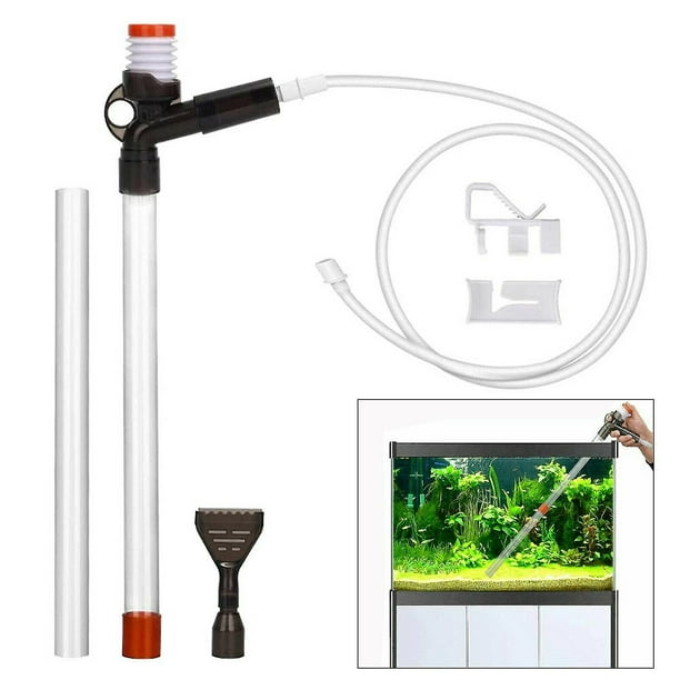 Fish Tank Gravel Cleaner Set Pump Siphon Water Clean Vacuum Aquarium ...