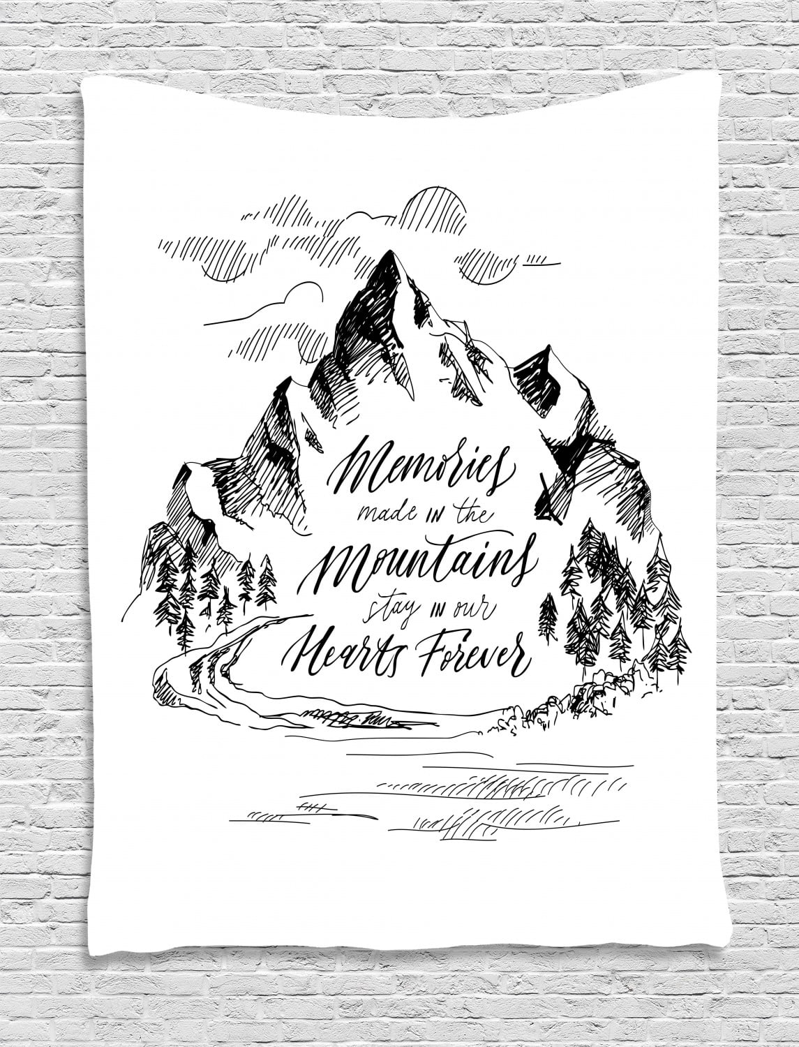 Quote Tapestry, Memories Made in the Mountains Stay in Our Hearts ...