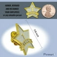 PinMart - 18 Year Service Award Star Enamel Pin - Employee Appreciation ...