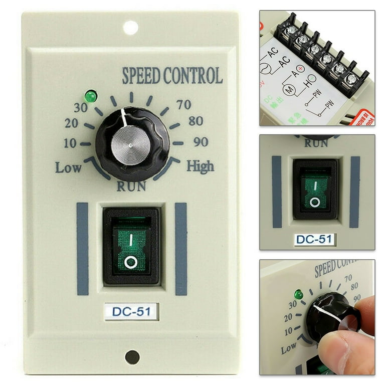 Input AC110V DC-51 Motor Speed Controller Permanent Magnet, 52% OFF