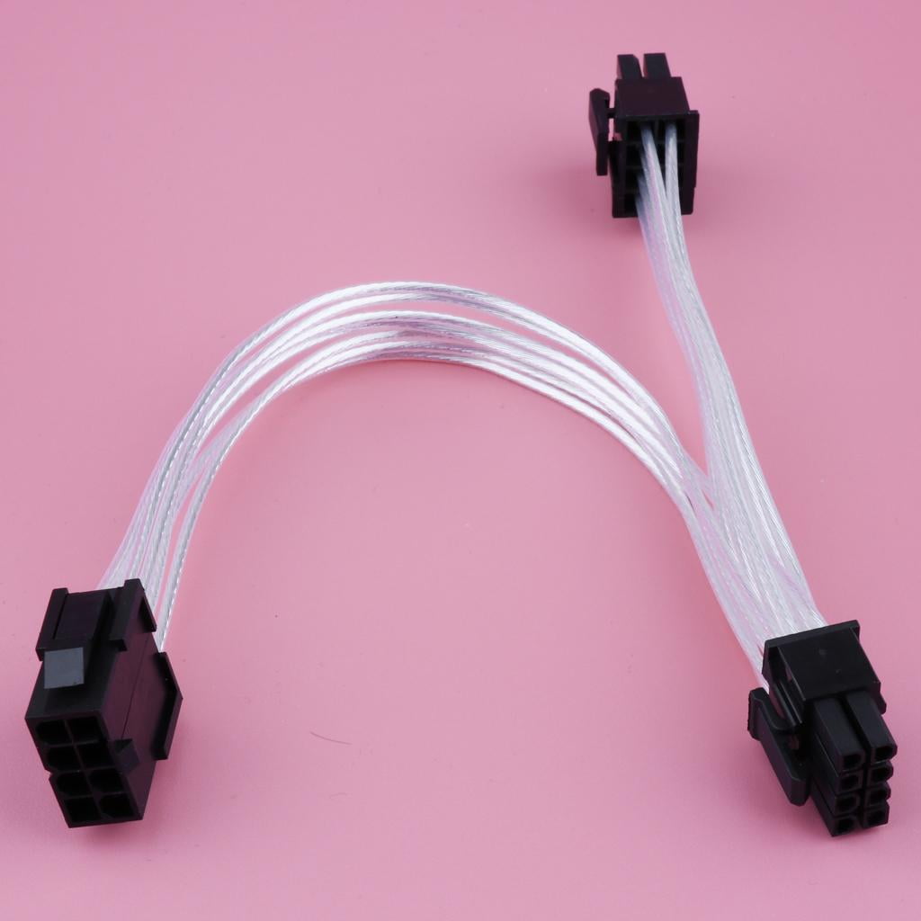Pin To 2 8 Pin (6+2) Graphics Video Card -e Adapter GPU Y-splitter ...