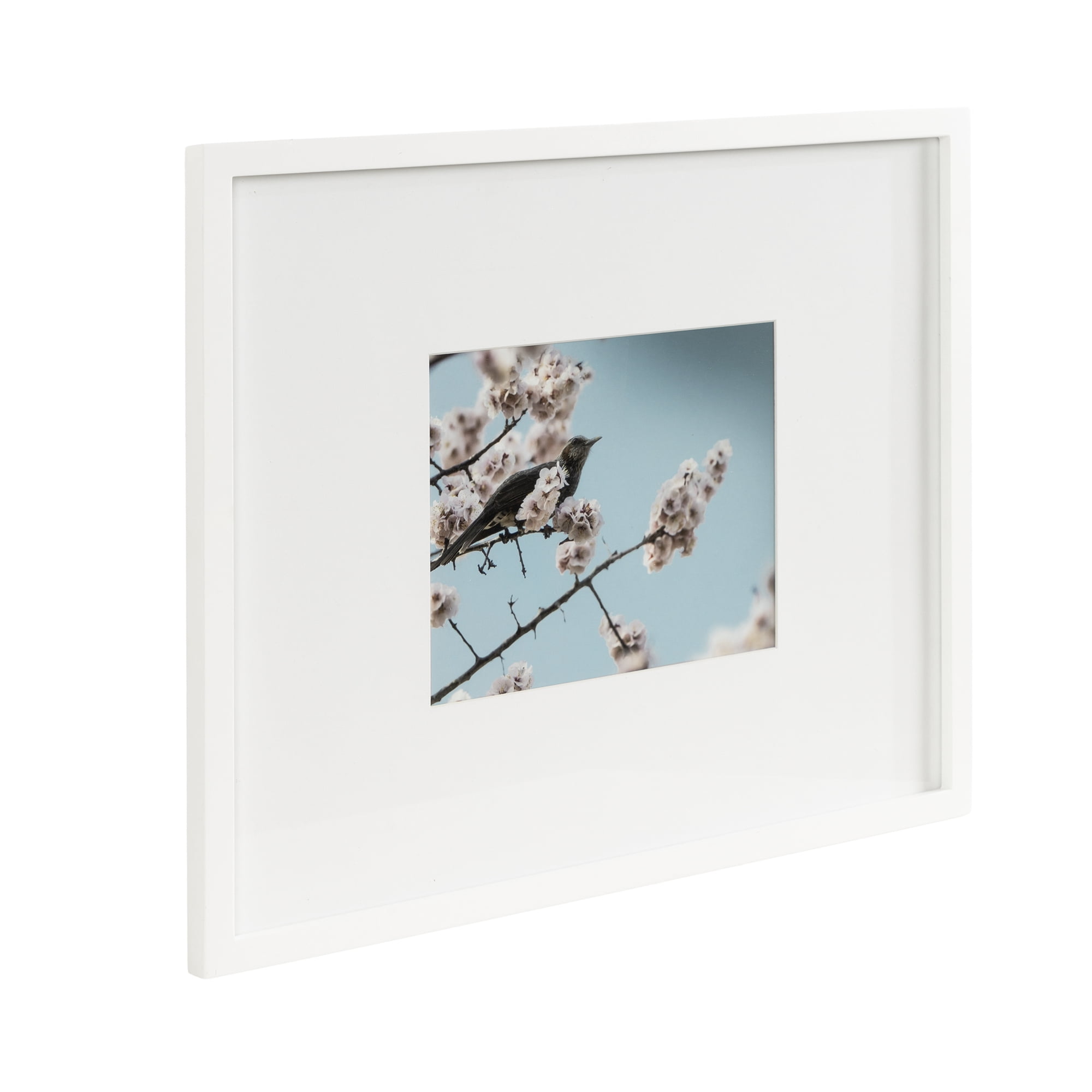 hometrends Gallery Natural Picture Frame, 11" x 14" Matted to 8" x 10 ...