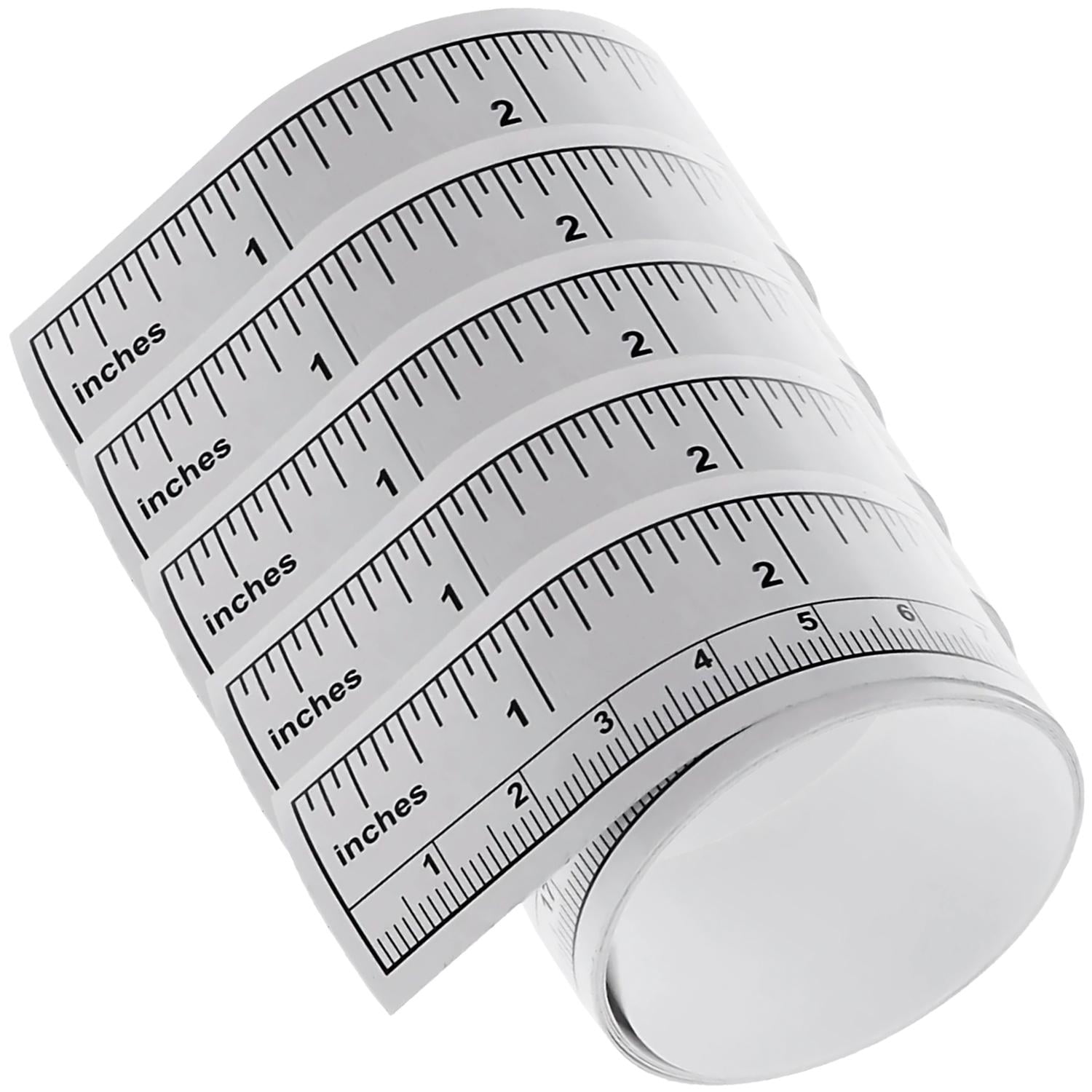 Cinta Métrica Autoadherible StickRule 5 Pzas 90cm Vinilo Adhesivo Blanco. | Bodega Aurrera en línea