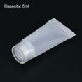 Uxcell 5ml Squeeze Tube Empty Cosmetic Tubes Plastic with Flip Lid ...