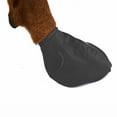 PawZ Rubber Dog Boots for Large Dogs 12pk, Large Black Dog Booties ...