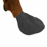 PawZ Rubber Dog Boots for Large Dogs 12pk x2, Large Black Dog Booties ...