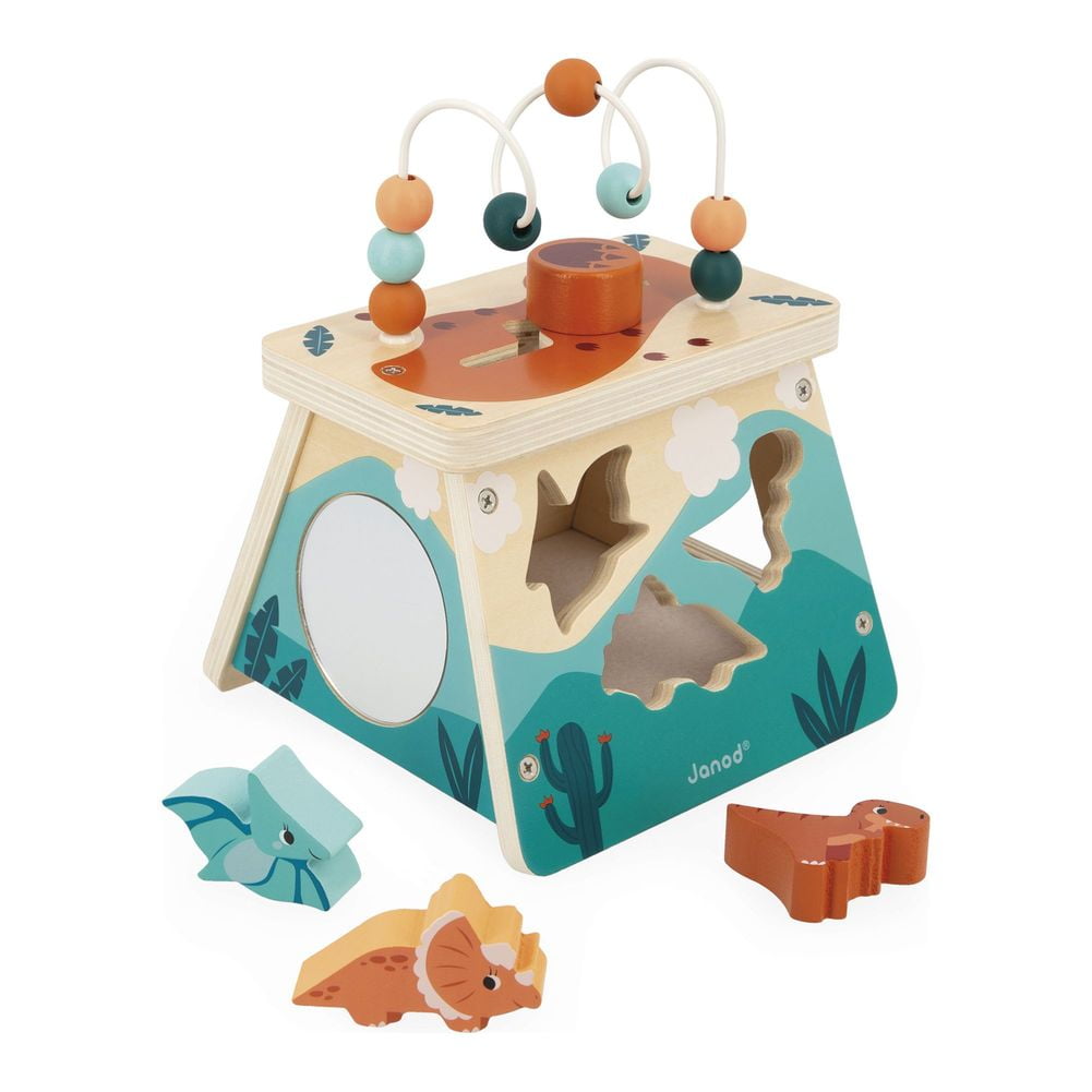 Click here for Janod Dino Multi-Activity Wooden Toy - Volcano prices