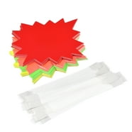 Uxcell Blank Star Burst Sale-Signs Price-Tags Paper Pricing Labels ...
