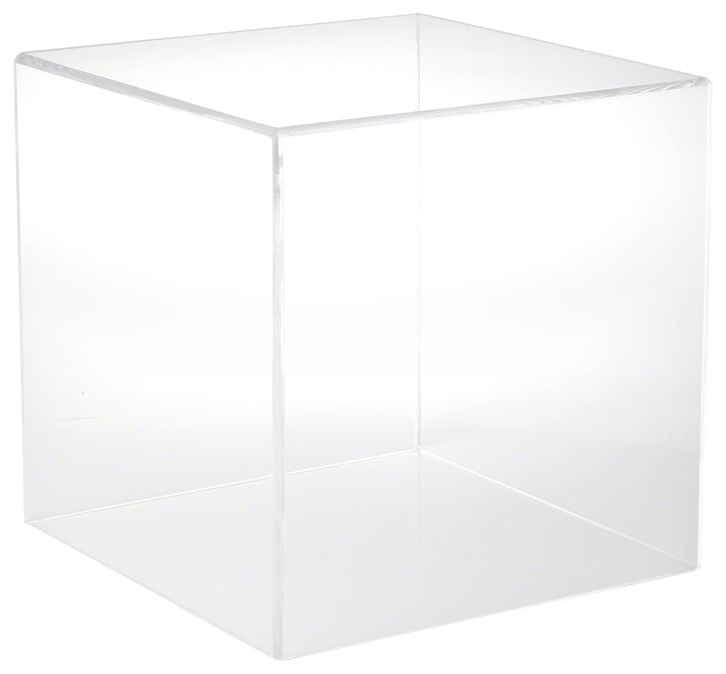 Plymor Clear Acrylic Display Case with No Base, 12" x 12" x 12 ...
