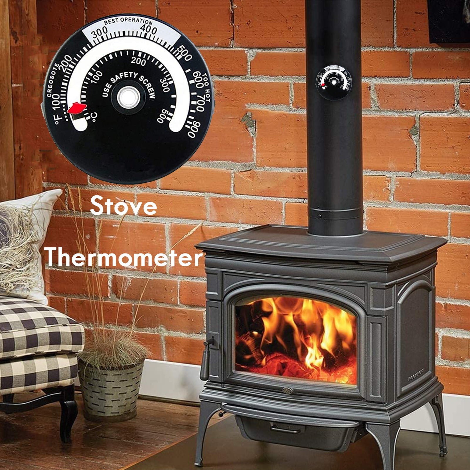 Click here for Yang Su Stove Thermometer Snople Magnet Type Wood... prices