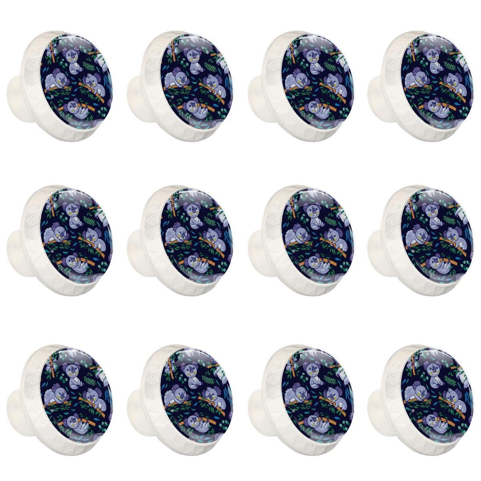 12 Pcs Koala Blue Cute Knobs for Kitchen Cabinet Cupboard Dresser ...