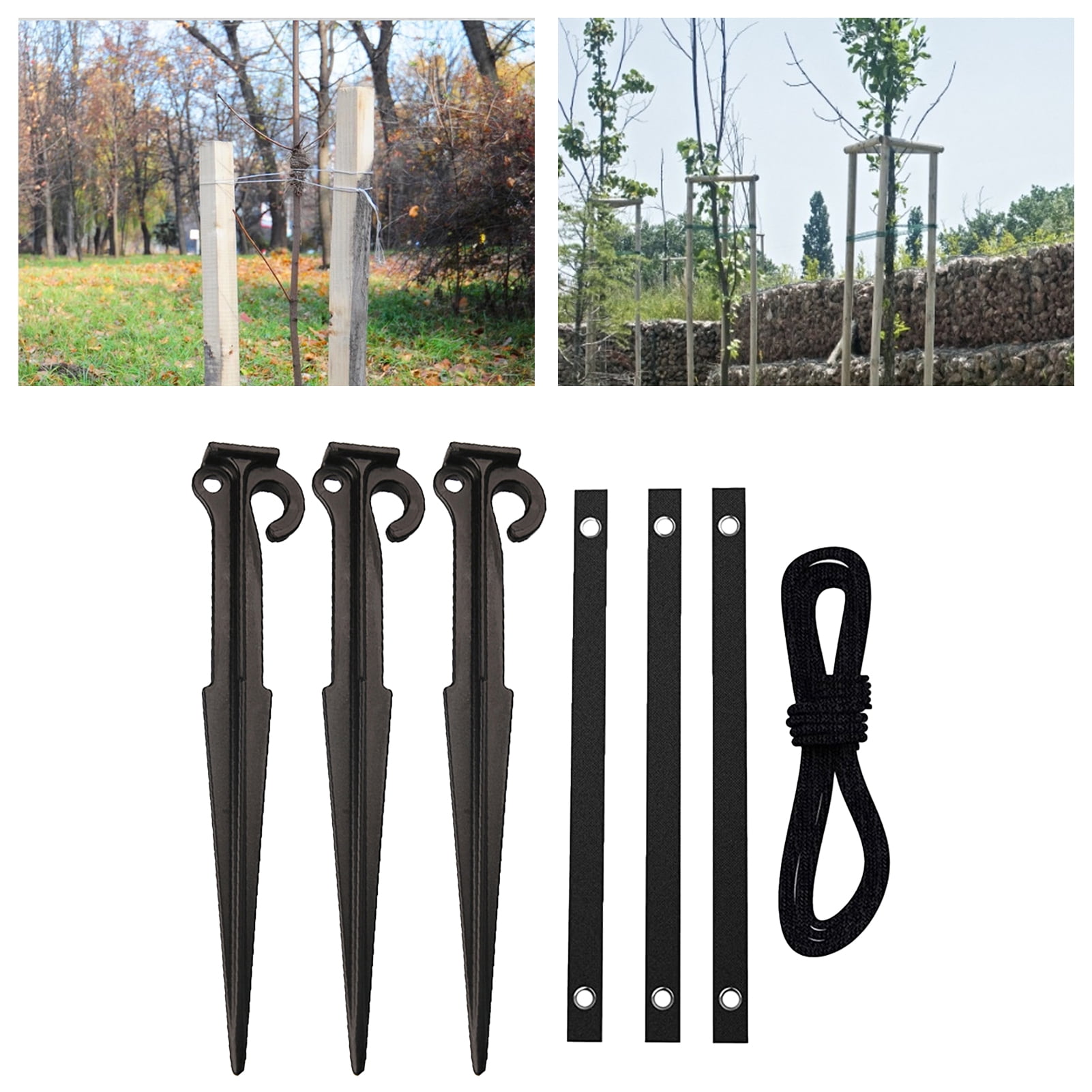Dream Lifestyle Tree Stake Kit - Anchoring Kit for Young Trees Garden ...