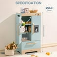 Robud Play Kitchen for Toddlers,Fridge Refrigerator with Ice Dispenser ...