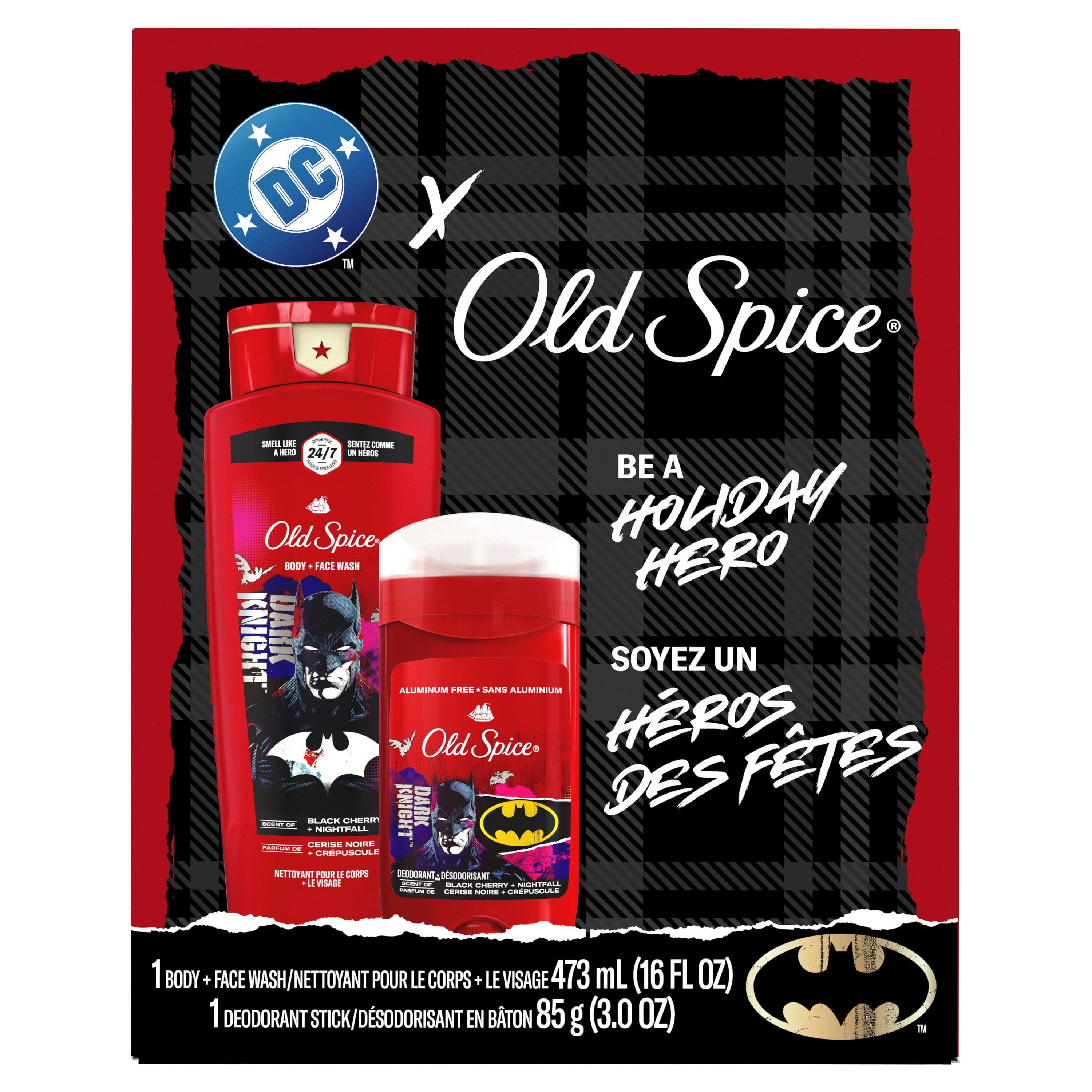 Old Spice Batman Gift Set with Batman Deo 85g and Body Wash 473mL ...