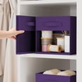 12.2-Inch Collapsible Storage Bins with Handles, 6 Pack Fabric Storage ...