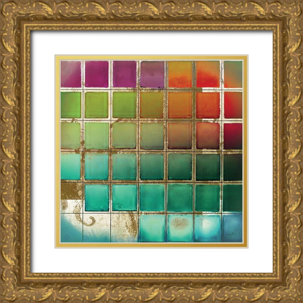 Sophie 6 20x20 Gold Ornate Wood Framed with Double Matting Museum Art ...