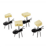 12Pcs Ant Toothpicks Fruit Dessert Fork, Reusable Food Pick, Animal ...