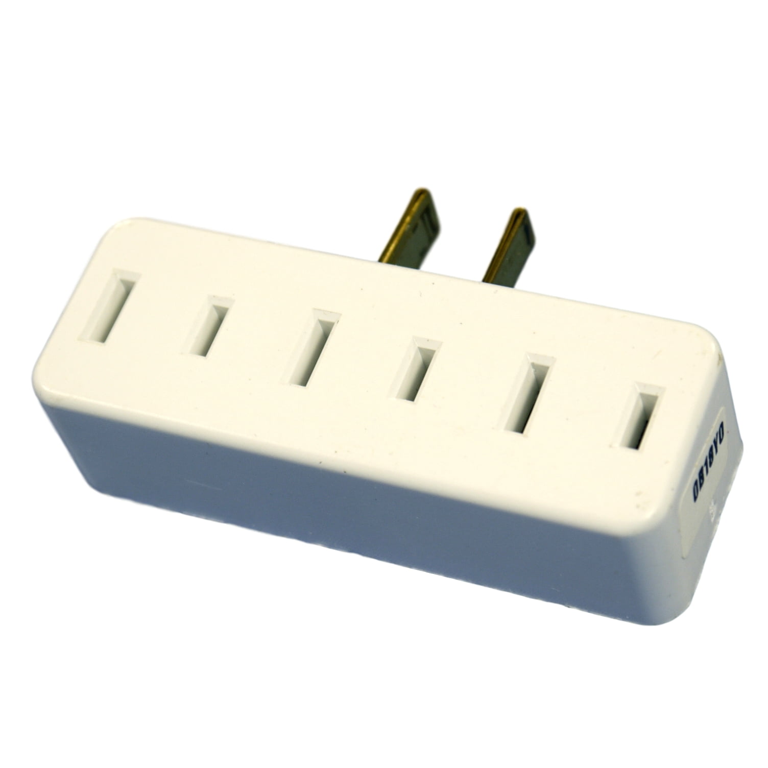 Do It Best White Plug-In Triple Tap Outlet Adapter NEMA 1-15R 15A 125V ...