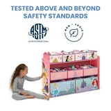 "Disney Princess Toy Organizer, 9 Bin Storage, Stickers for Playroom ...