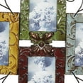 DecMode 4-Opening 4" x 6" Multi Colored Scroll Wall Photo Frame ...