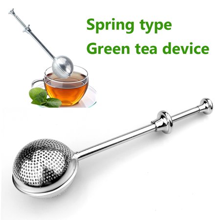 Zootealy Stainless Steel Tea Separator Retractable Tea Strainer Reuse ...