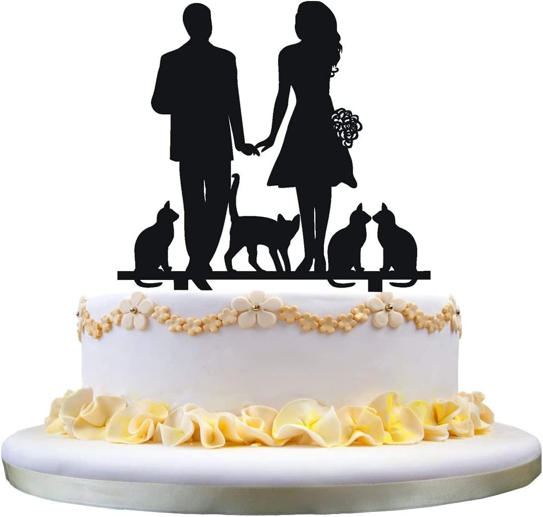 Cat Wedding Cake Topper