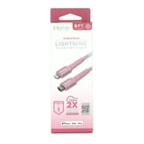 iHome 6FT Durastrain Ltng to C Nylon Cable with Wrap- Pink - Walmart.com