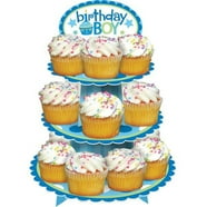 CHARMED 23 CUPS 4 TIERS CUPCAKE DESSERT STAND SILVER - Walmart.com