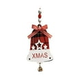 Christmas Wooden Ornaments Set Plaid British Style Decorative Letters ...