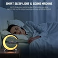 Smart LED Table Lamp with Wireless Charger Bluetooth Speaker Atmosphere ...
