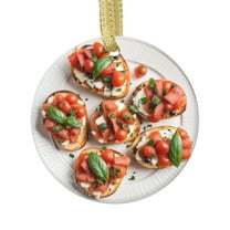 Bruschetta Italian Cuisine Food Lovers Foodie Novelty Holiday Christmas ...