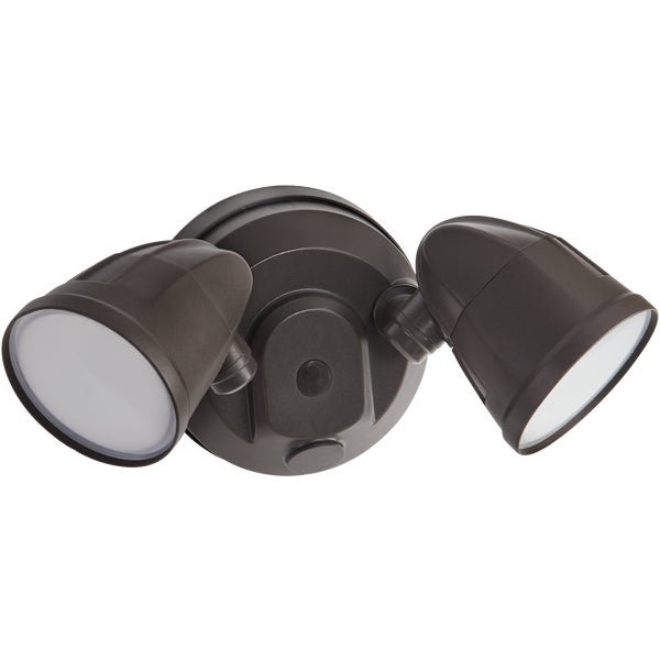 Bronze Twin Head LED Floodlight Fixture - Walmart.com