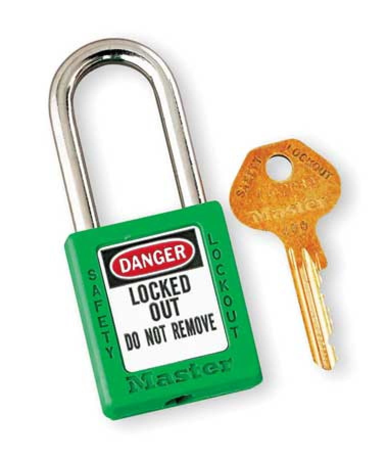 Master Lock No. 410 & 411 Lightweight Xenoy Safety Lockout Padlocks ...