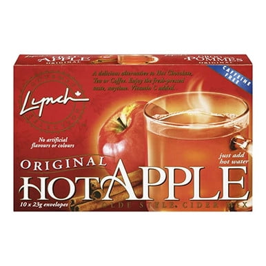 Lynch Original Hot Apple Cider Drink Mix, 23g/0.8 oz., 10 packets ...