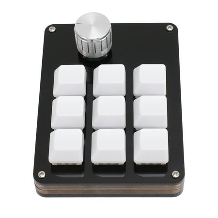 Mini 9 Key Keypad With Knob Macro Programming Keyboard Hot Swappable ...