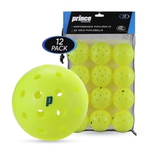 Prince Outdoor Pickleball Balls – 12 Pack with Mesh Bag, USA Pickleball ...
