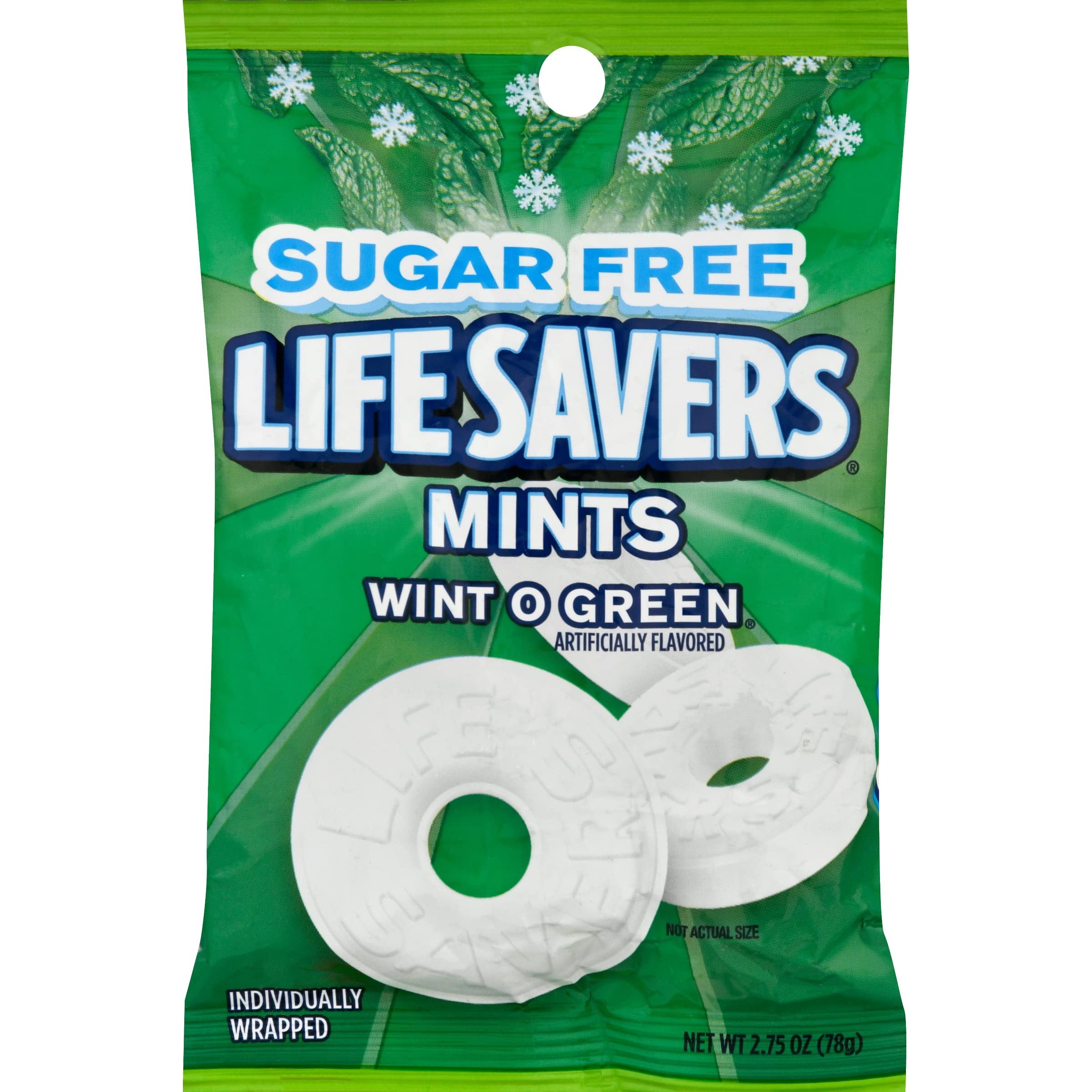 LifeSavers Wint-O-Green Hard Candy, No Sugar (Pack of 2) - Walmart.com
