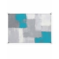 Abstract Art Sun Shade Sail 8'X10' Retro Blue Grey Graffiti Painting ...
