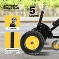 SPECSTAR Adjustable Trailer Dolly, 1500lbs Load Capacity, with 2" Hitch ...