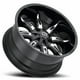 Vision Off-Road Manic 18x9 6x139.7 12et Gloss Black Machined Face Wheel ...