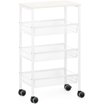 2 Pack 3 Tier Slim Storage Kitchen Cart, Shelving Unit Rolling Rack ...
