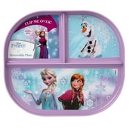 Disney Minnie Mouse 2-Sided Plate - Dishwasher Safe Toddler Plate ...