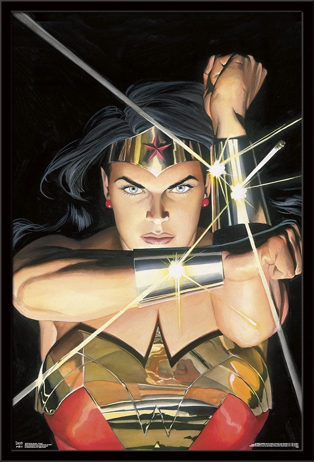 Dc Comics Wonder Woman Alex Ross Portrait Wall Poster 22 375 X 34