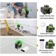 Huepar 3 x 360 Degree Cross Line Laser Level Green Beam Self-Leveling ...
