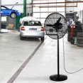 20 Inch Pedestal Floor Fan 5000CFM, 80° Oscillating Standing Fan with ...