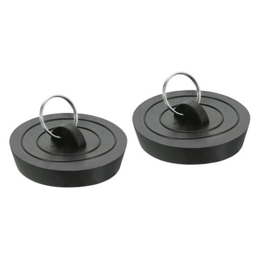 2pack Rubber Drain Stopper with Hanging Ring Fits 1 Inch to 1-1/8 Inch ...