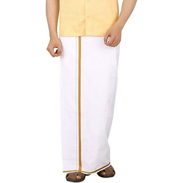Stylesindia Cotton Single Layer Colored Dhoti 1.8 Meters Length Lungi ...