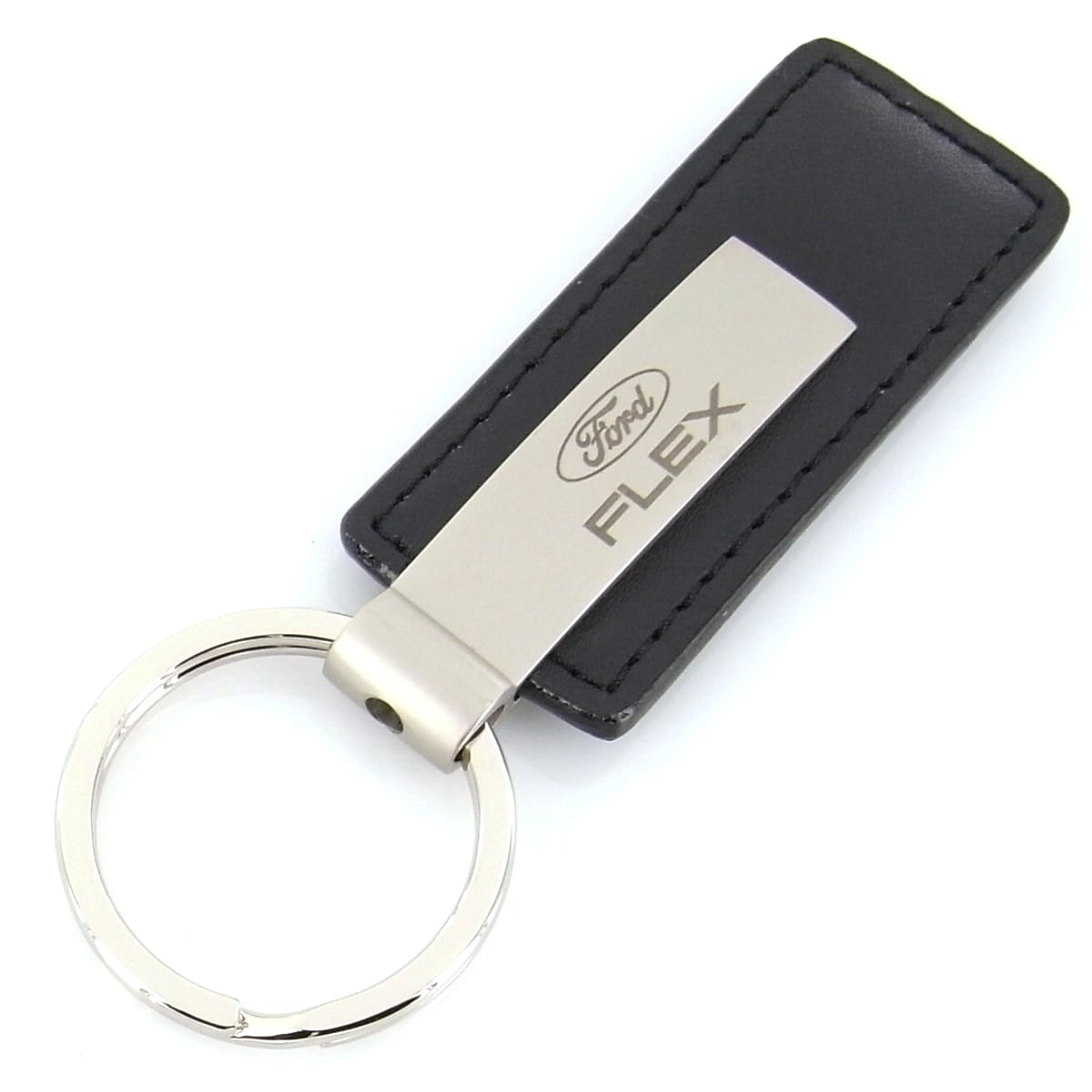 Ford Flex Rectangular Leather Key Chain (Black) - Walmart.com - Walmart.com