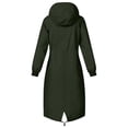 Afuyipoi Women's Hooded Rain Jacket Waterproof Windproof Loose Fit ...